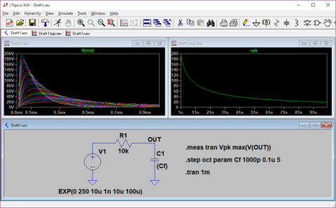 LTSpice使い方講座「.step」ステップ解析 | Analog Studio
