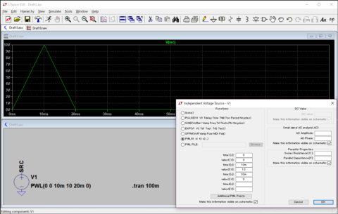 LTSpice使い方講座「電源Voltage/Current」の設定方法 | Analog Studio